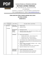 Tema Subtema PAUD Kurikulum Merdeka | PDF