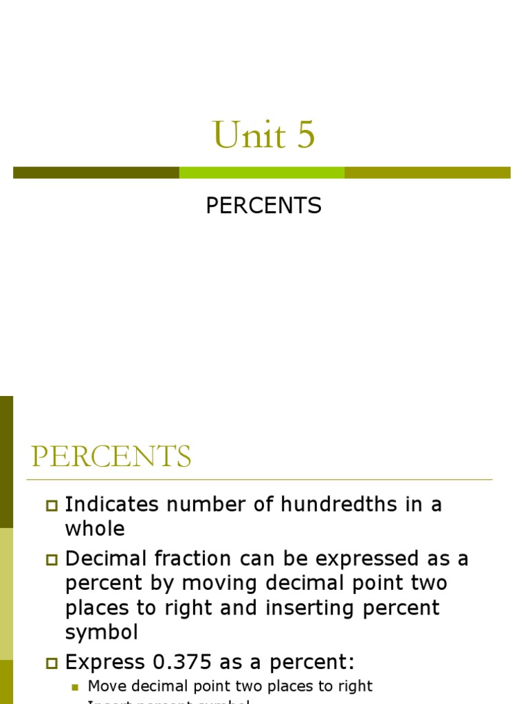 Pbr | Percentage | Fraction (Mathematics)