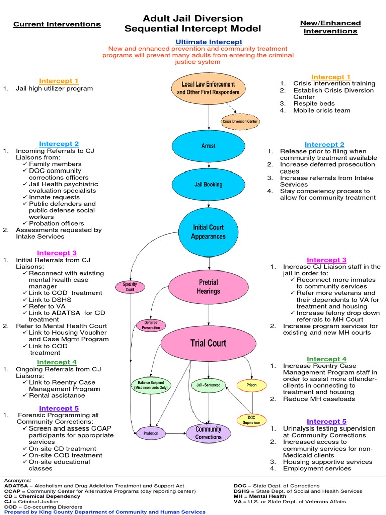 Adult Jail Diversion Sequential Intercept Model: New/Enhanced ...