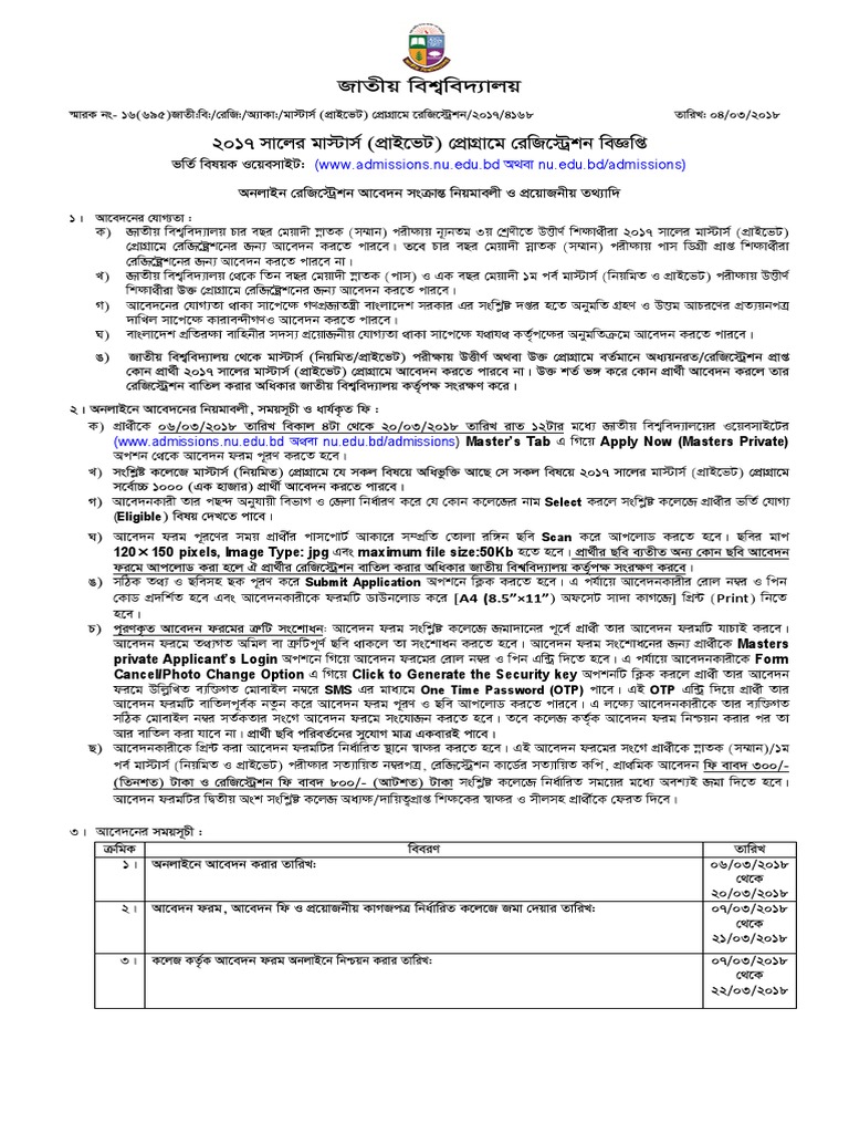 Only Hons Ms Private Circular | PDF Only Hons Ms Private Circular | PDF