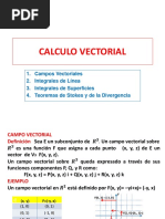 Formulario de Calculo Vectorial | PDF | Vector Euclidiano | Integral