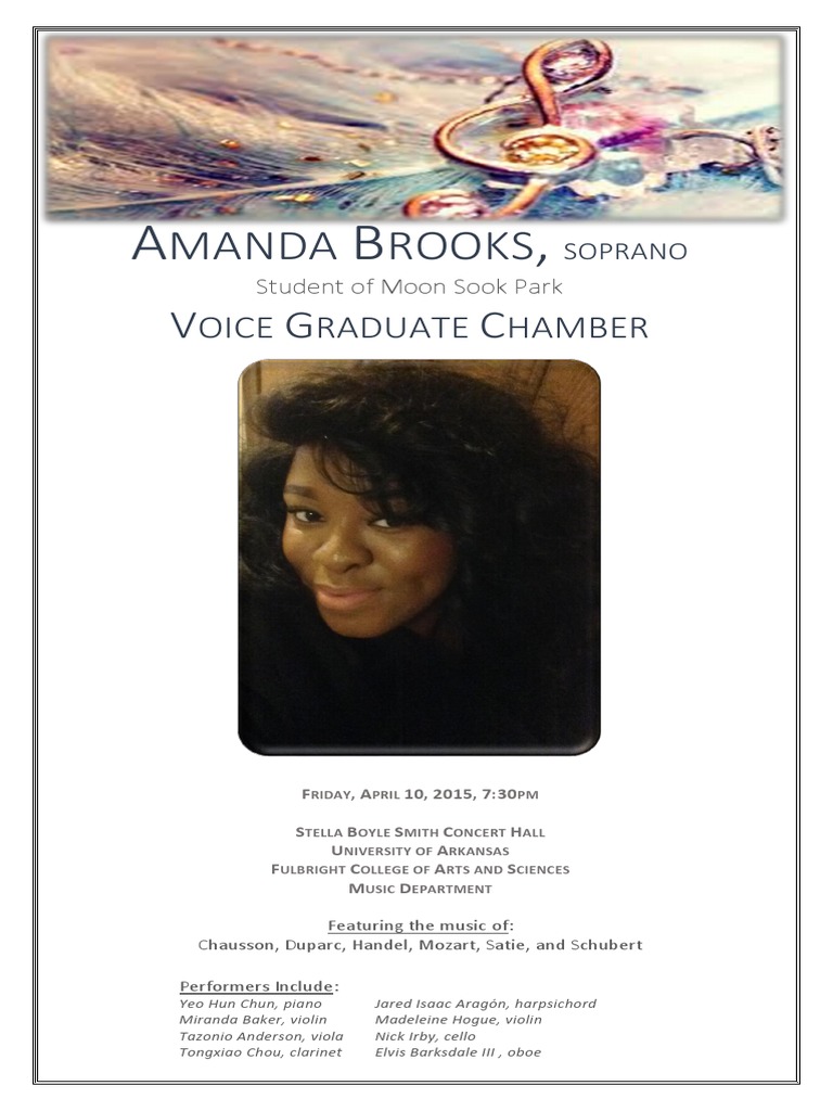Amanda Poster Recital | PDF