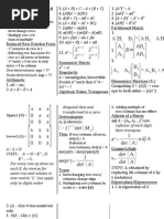 Vectors Cheat Sheet | PDF | Teaching Methods & Materials