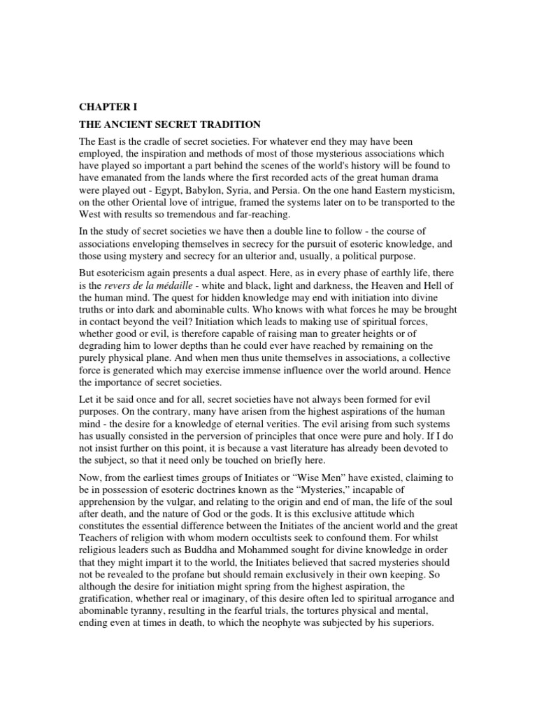 Nest A Webster Secret Societies | PDF | Zohar | Kabbalah