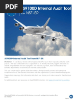 Internal Audit Checklist - AS9100 | PDF | Iso 9000 | Verification And Validation