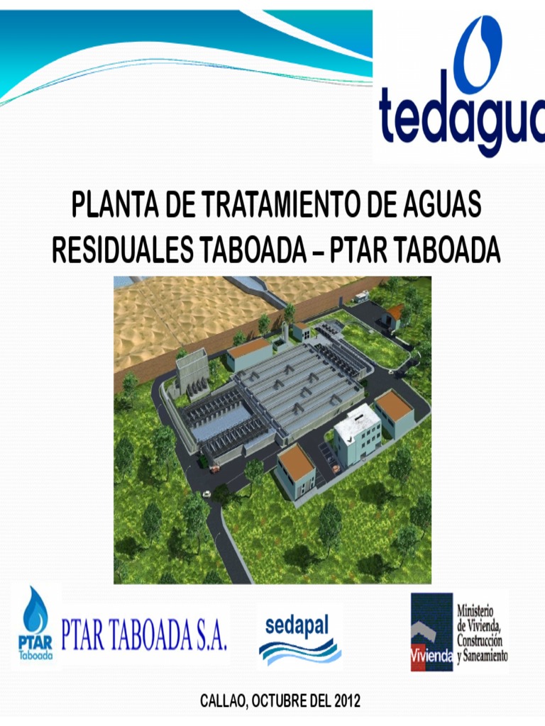 PTAR Taboada - TEDAGUA PDF | PDF | Cuestiones ambientales | Naturaleza