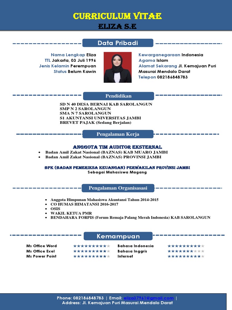 CV Eliza PDF | PDF