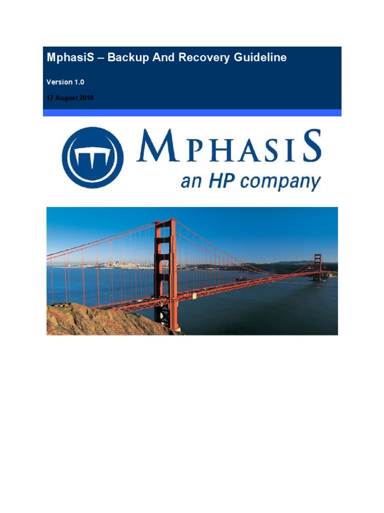 Backup Restore Template | PDF | Backup | Windows Server 2003