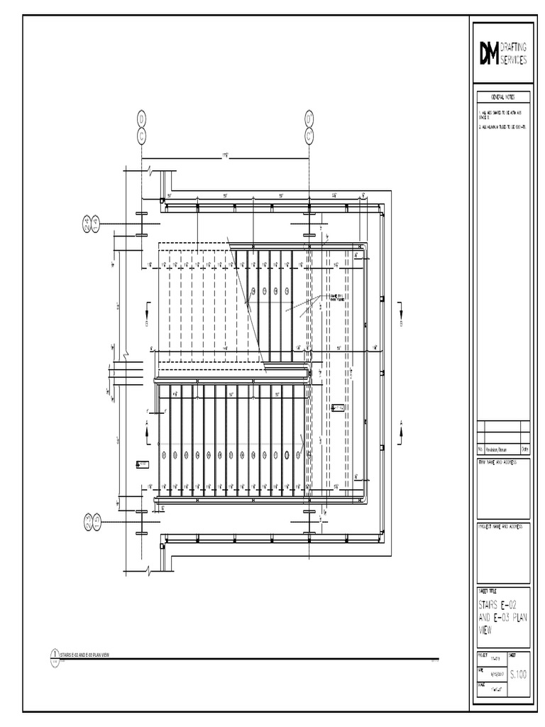 Stair Plans and Sections Overview | PDF