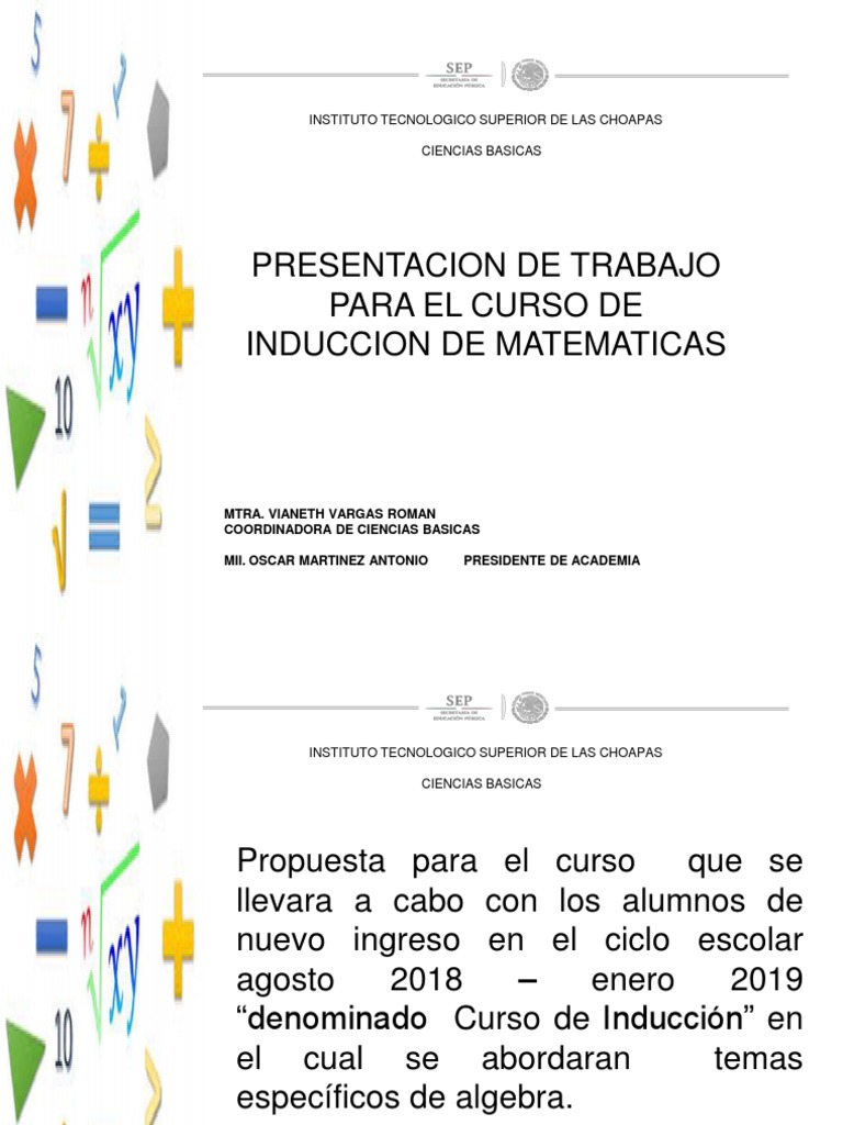 Presentacion - Algebra | PDF | Ecuaciones | Álgebra