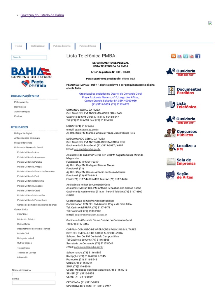 Lista Telefônica
