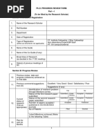PHD Student Progress Report Template | PDF | Thesis | Doctor Of Philosophy