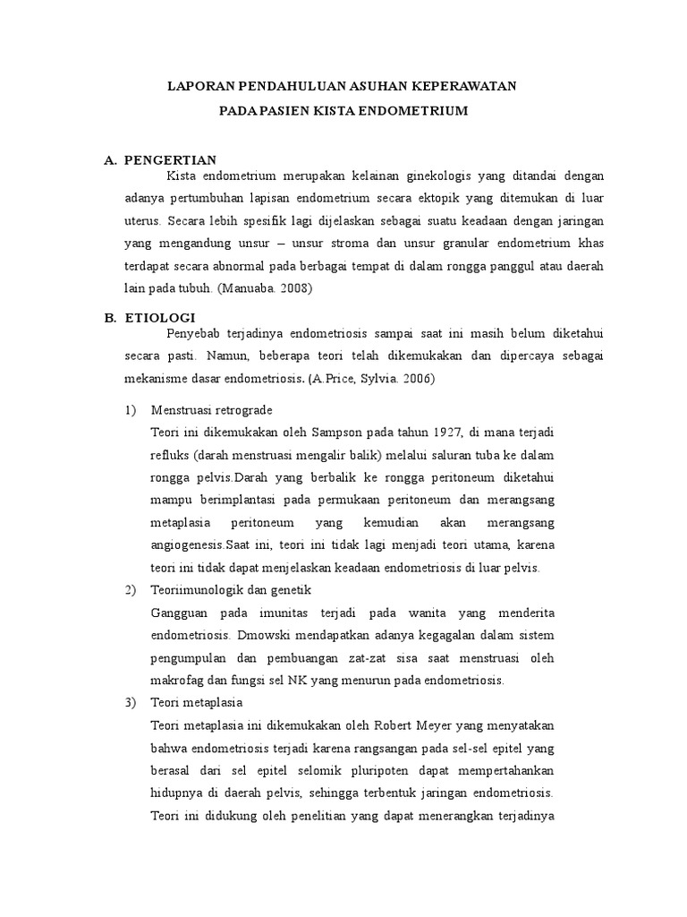 LP Kista Endometrium | PDF