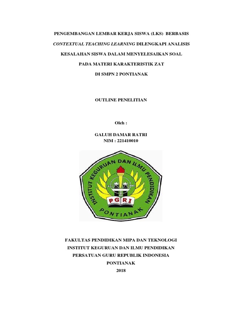 LKS Berbasis CTL Analisis Kesalahan Siswa | PDF