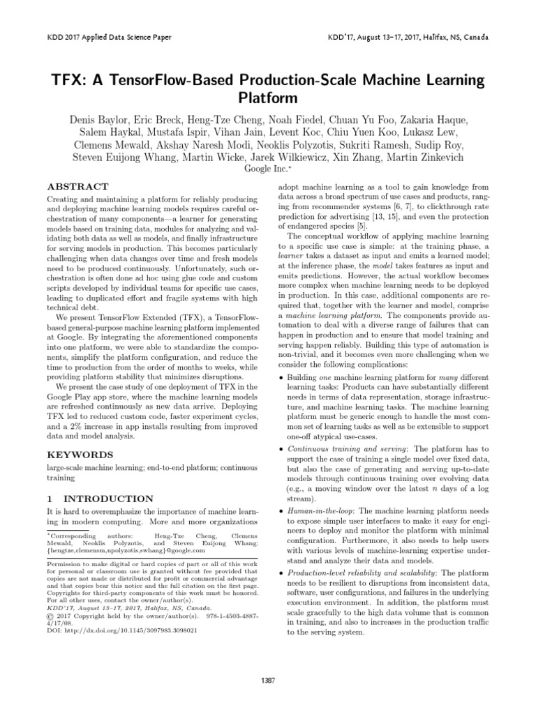Tensorflow Learning | PDF | Machine Learning | Conceptual Model