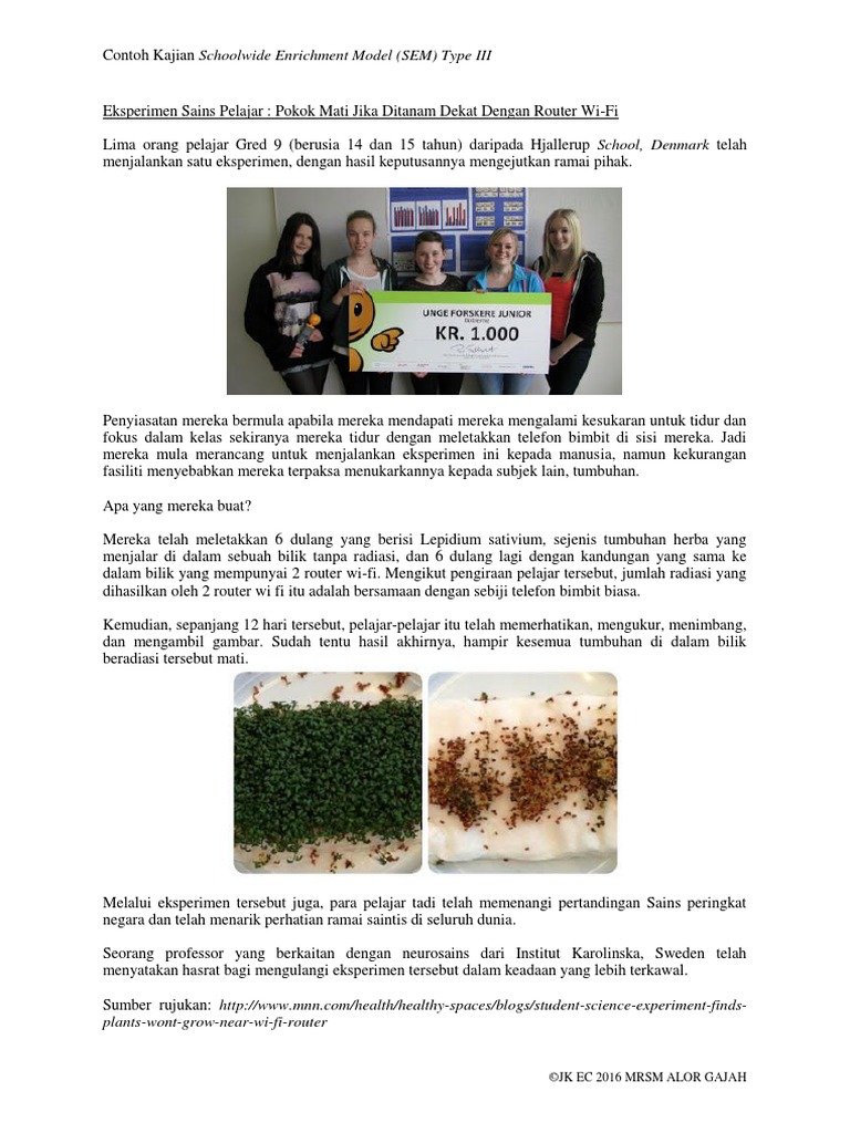 Contoh Kajian Sem Type 3 Pdf Pdf