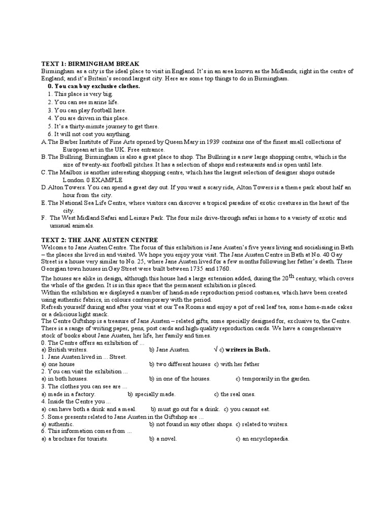 English Texts (A2) | PDF | Black Friday (Shopping)