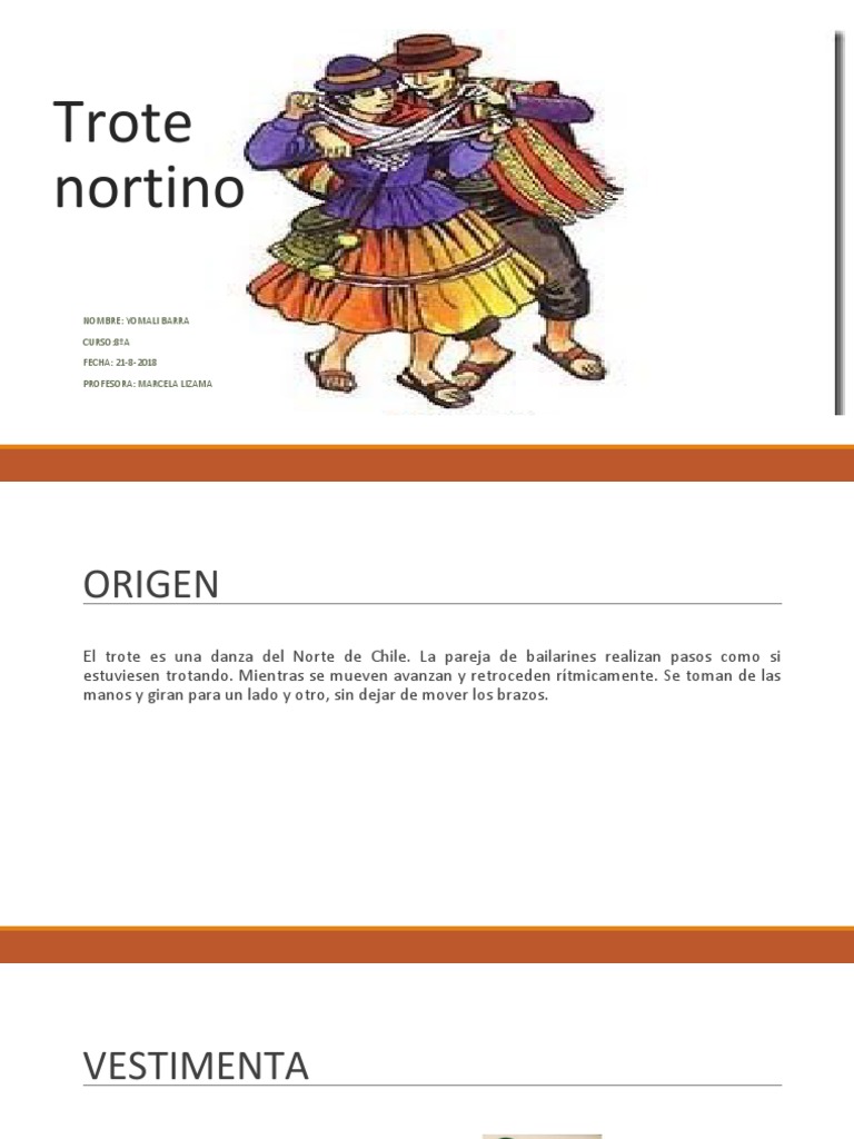 Danza Trote del Norte de Chile | PDF | Arte