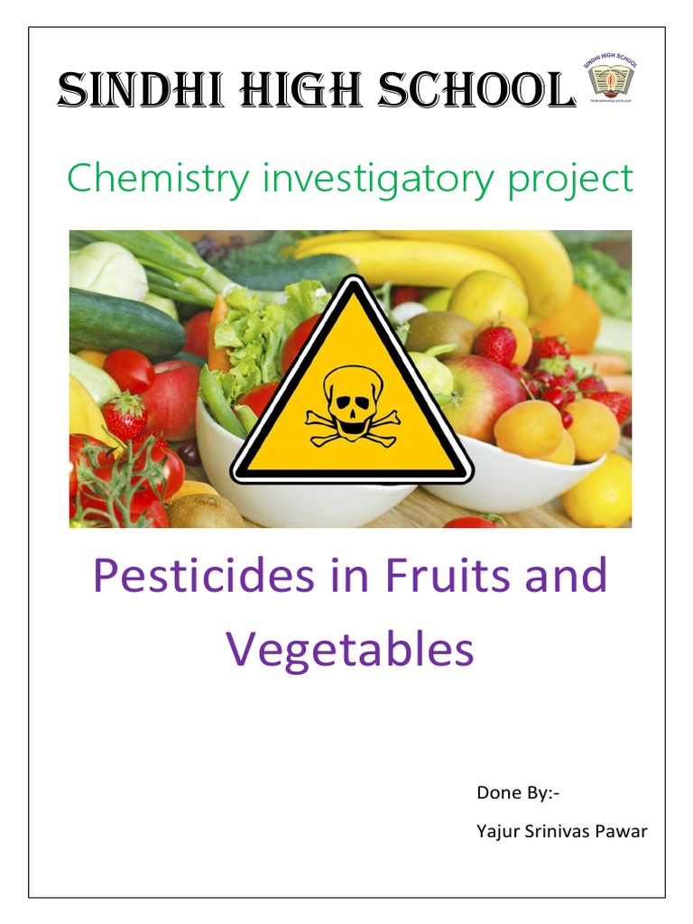 Chemistry Investigatory Project: Sindhi High School | PDF | Pesticide ...