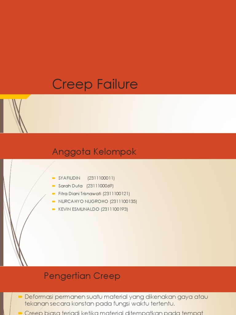 Creep Explanation | PDF