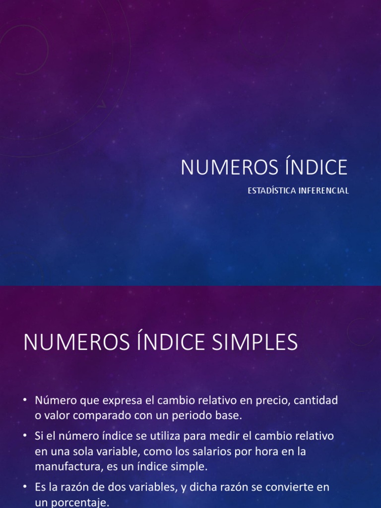 Índices de precios simples y ponderados: Cálculo e interpretación | PDF ...