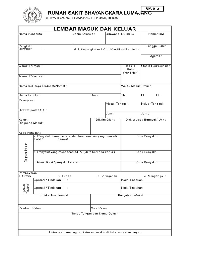 Desain Rekam Medis | PDF
