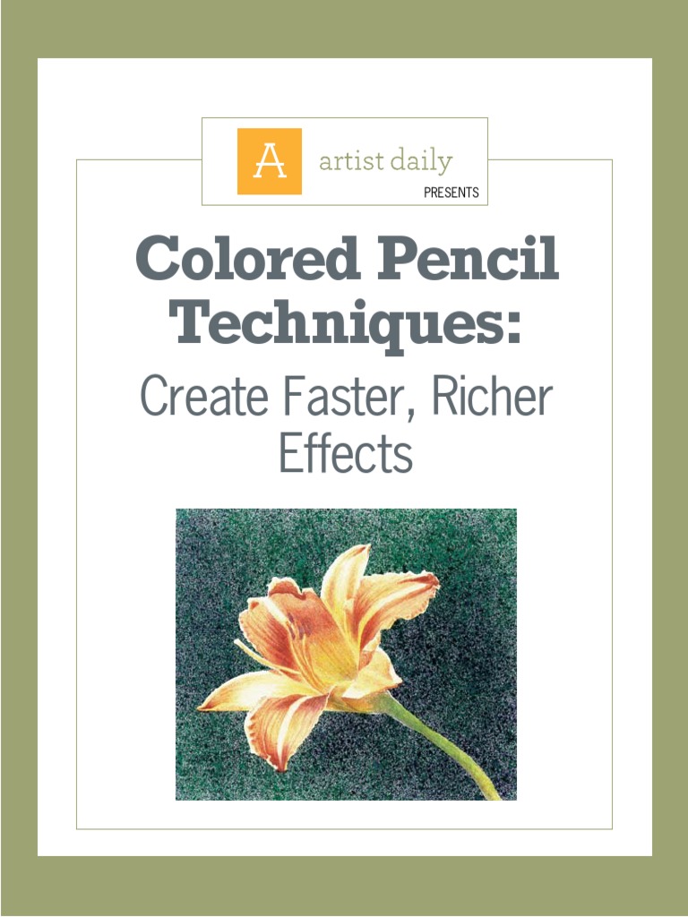 Colored Pencil Techniques PDF | PDF | Photograph | Drawing