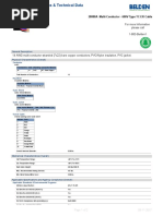 1.7 Belden 8760 Data Sheet | PDF | Wire | Electrical Conductor