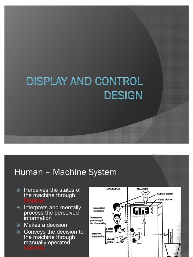 05 Display and Control Design | PDF | User Interface | Switch