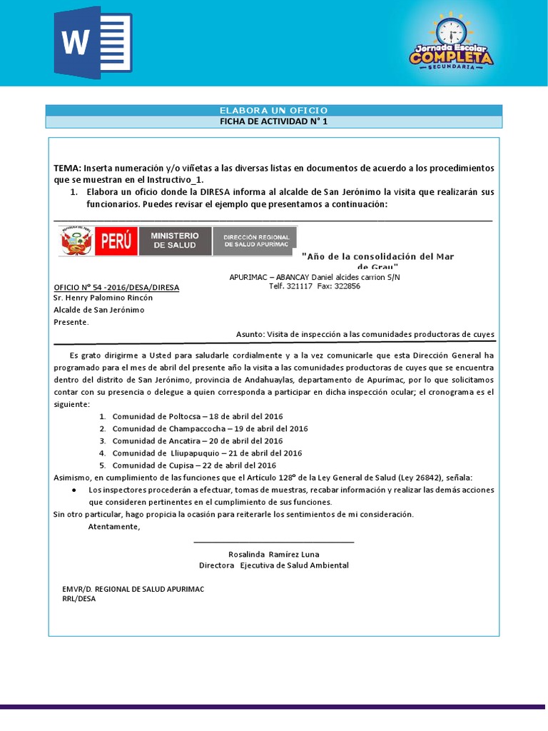 Ept1 U1 s3 Ficha de Actividades 1 | PDF | Gobierno