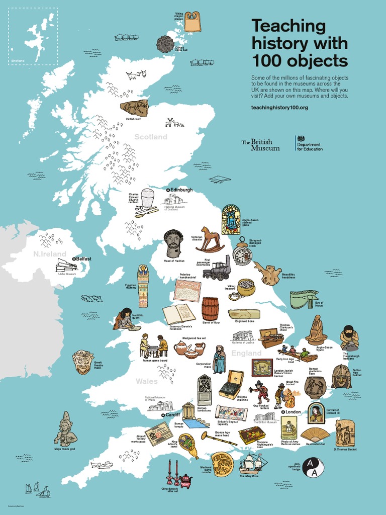 Teaching History With 100 Objects MAP | PDF | British Museum | Museum