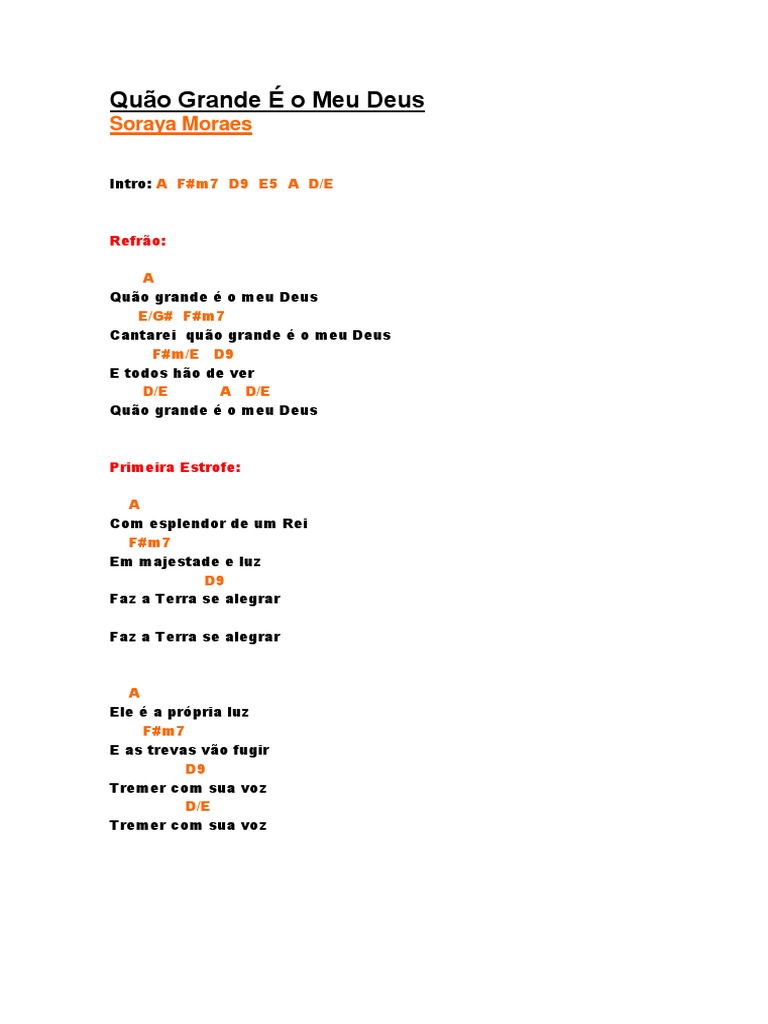 Quão Grande É o Meu Deus.docx Quão Grande É o Meu Deus.docx