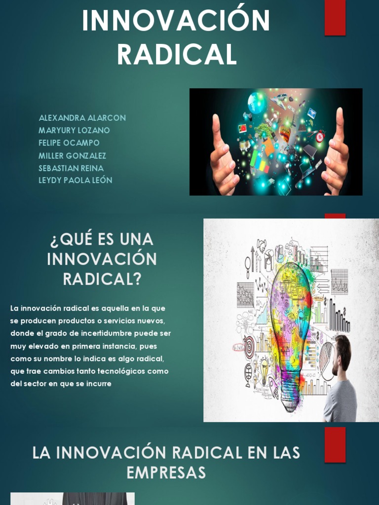 Innovación Radical | PDF | Innovación | Mercado (economía)