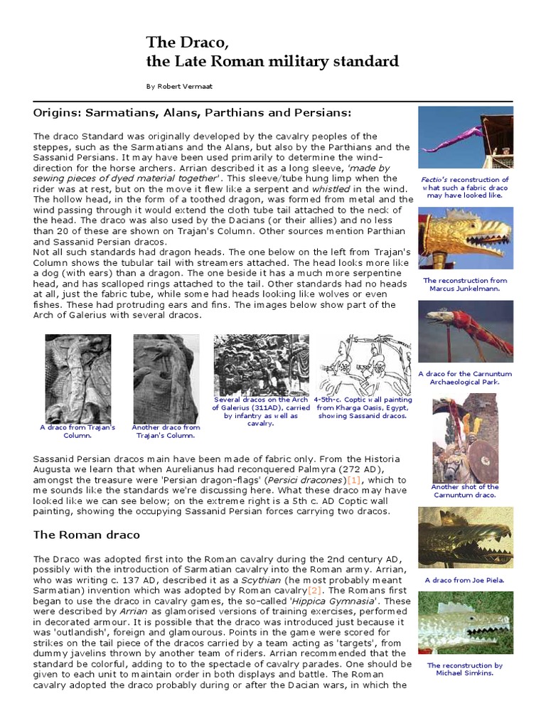 The Draco | PDF | Ancient Europe | Ancient Rome