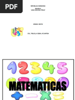 Plan de Clases de MATEMATICAS 7mo Grado | PDF | Porcentaje | Exponenciación