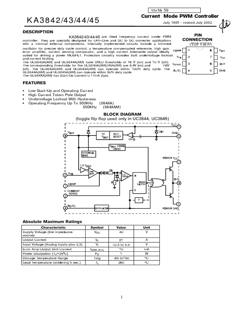 Ka3842 Circuit Diagram Shops Online | brunofuga.adv.br