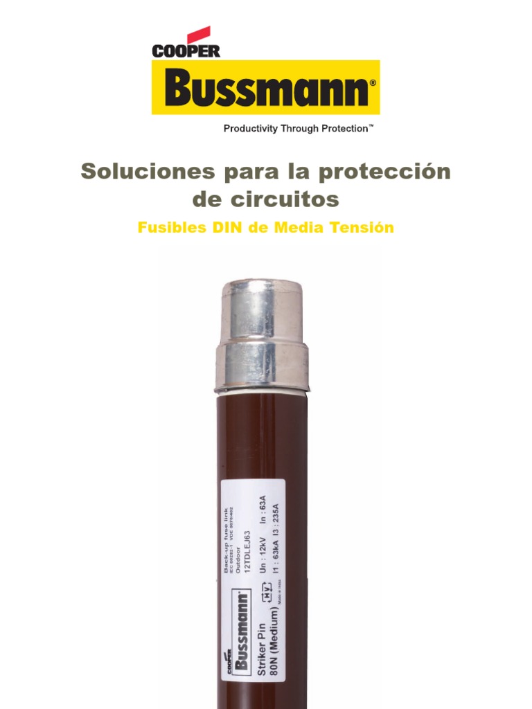 Generator PT Fuse | PDF | Fusible (Eléctrico) | Corriente eléctrica