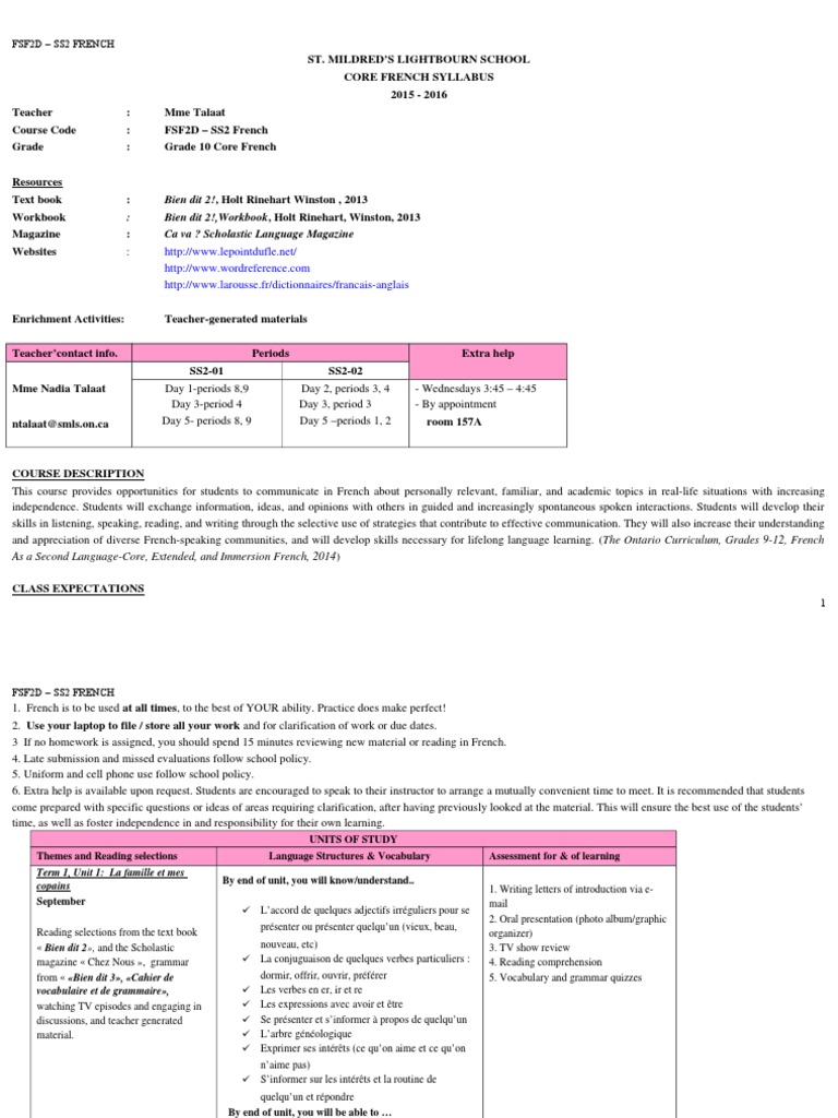 FSF2D Course Handout 2015 2016 | PDF | Educational Assessment ...