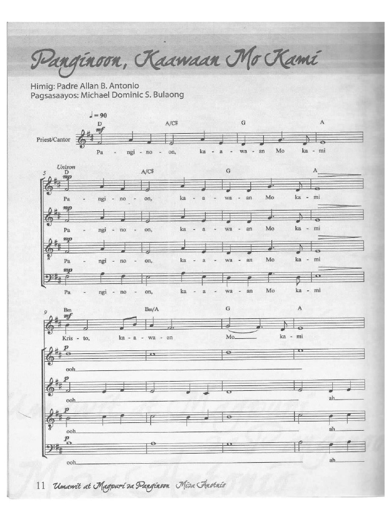 Misa Ordinario - Tagalog - Set 2 PDF | PDF