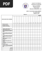 Ecd Checklist - Tagalog Version - Sy 2024-2025-1 | PDF | Linguistics ...