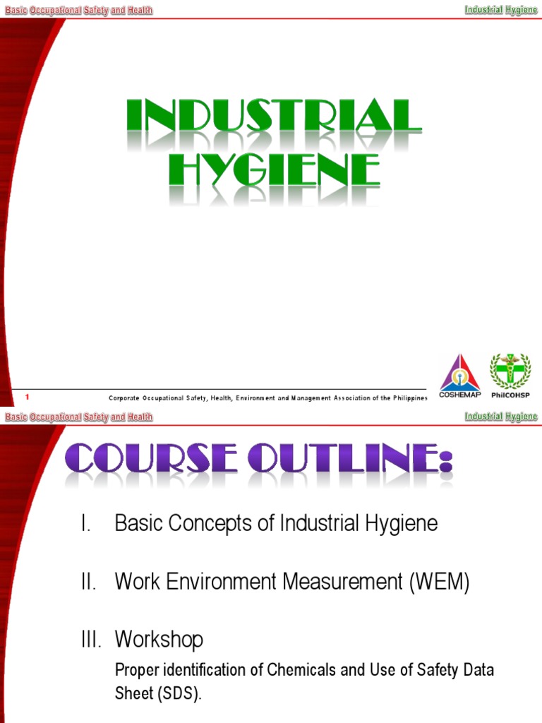 Industrial Hygiene and Industrial Control Measures | PDF | Occupational ...