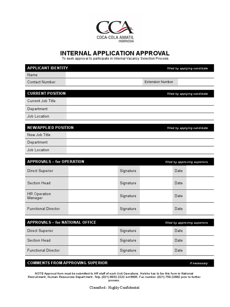 Approval Form | PDF | Human Resource Management | Recruitment