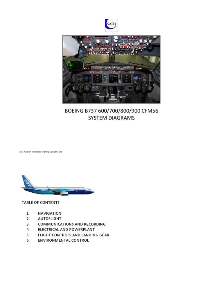 737 NG - System Diagram Book | PDF | Aviation | Aircraft Manufacturers ...