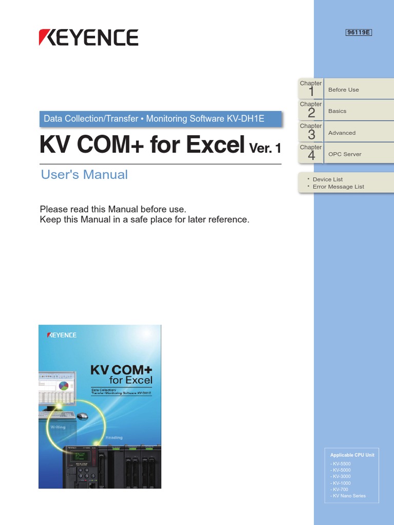 As 53835 Kv Com For Excel Um 96119e Gb Ww 1063 6 Download Free Pdf Component Object Model