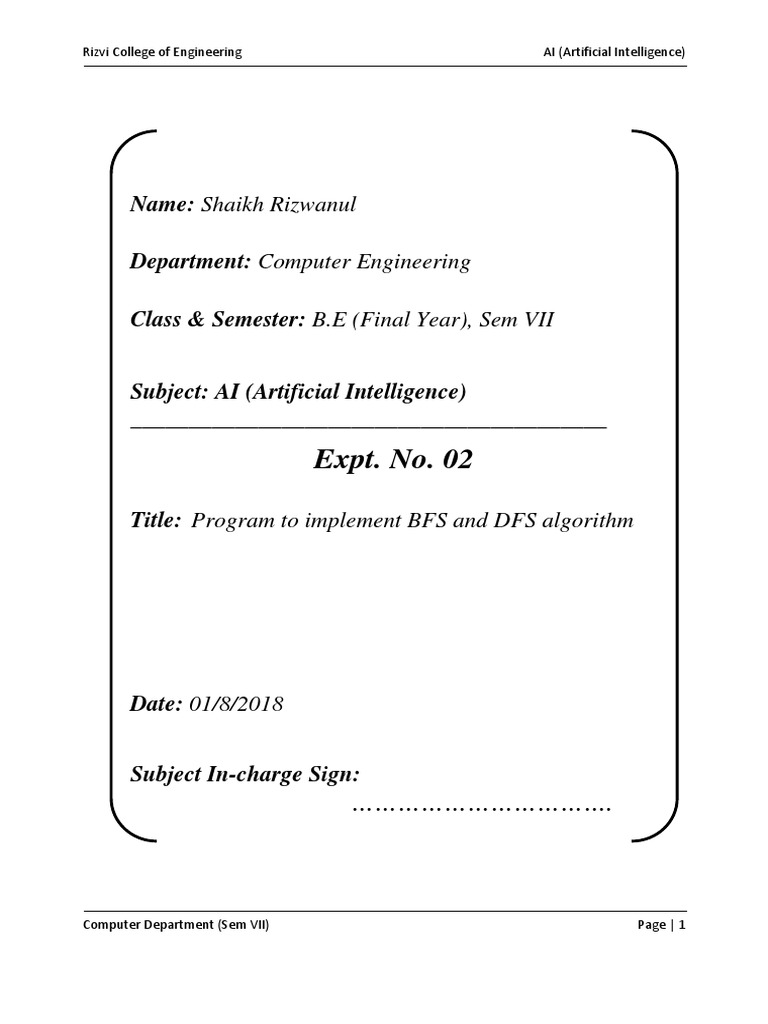 AI Algorithms & Expert Systems | PDF
