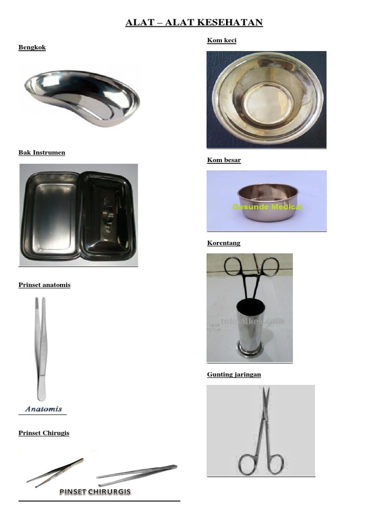 Alat - Alat Kesehatan | PDF | Filsafat | Kesehatan Holistik