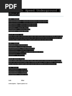 Need For Speed - Cheat Codes | PDF | Vehicle Technology | Motor Vehicle