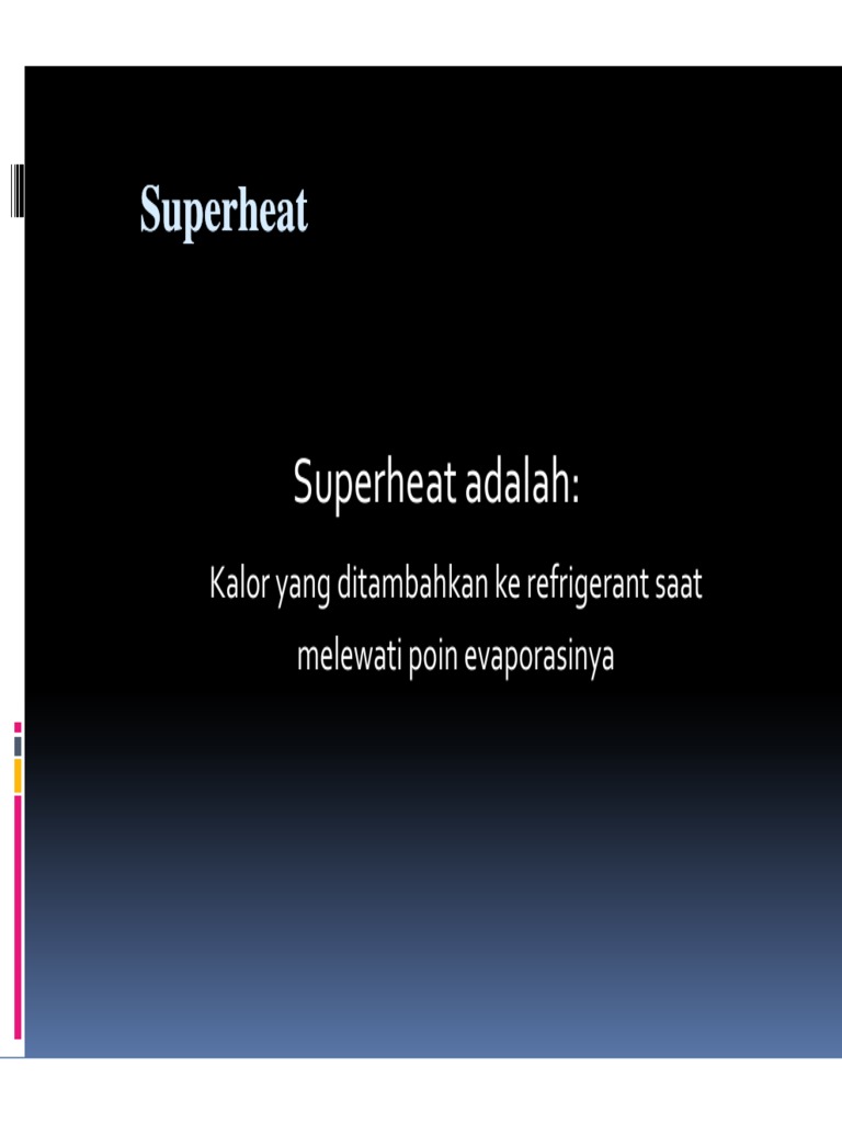 Superheat Subcooling | PDF