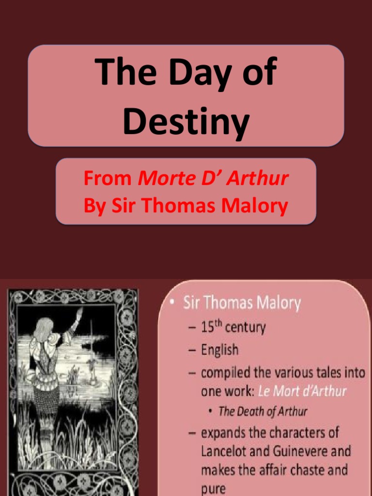 The Day of Destiny: From Morte D' Arthur by Sir Thomas Malory | PDF