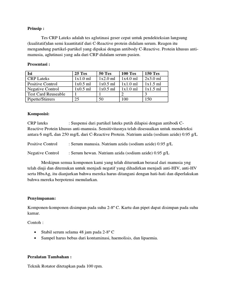 CRP | PDF